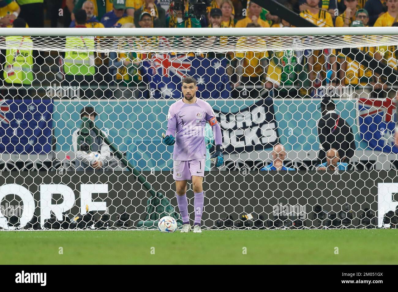 Al Rayyan, Qatar. 3rd Dec, 2022. Mathew Ryan (AUS) Football/Soccer ...