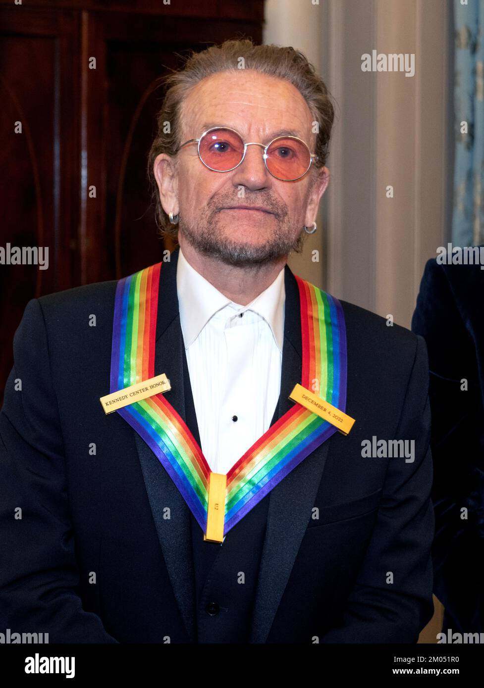 Bono, one of the recipients of the 45th Annual Kennedy Center Honors ...
