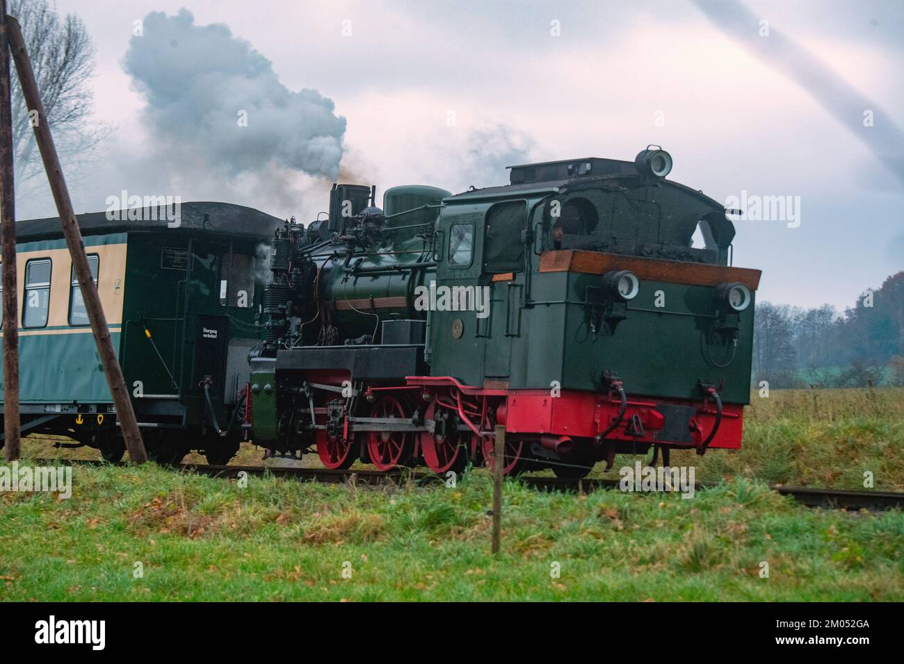 Putbus, Germany. 04th Dec, 2022. Steam locomotive 53 Mh (99 4633) of ...
