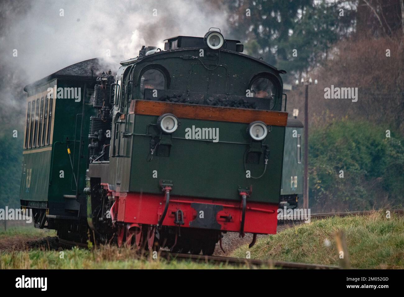 Putbus, Germany. 04th Dec, 2022. Steam locomotive 53 Mh (99 4633) of ...