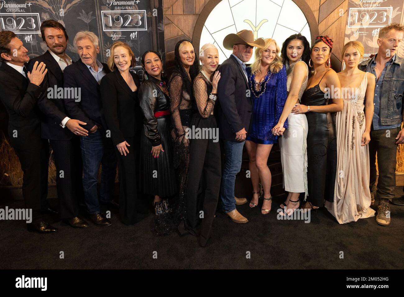 Las Vegas, NV, USA. 3rd Dec, 2022. Sebastian Roche, Brandon Sklenar ...