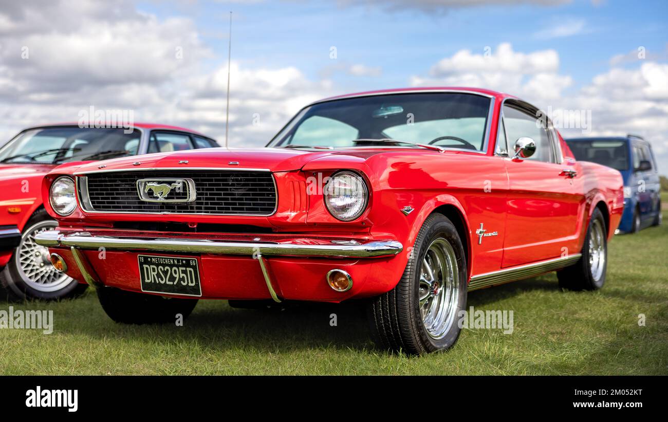 1966 Ford Mustang ‘DRS 295D’ on display at the October Scramble held at ...