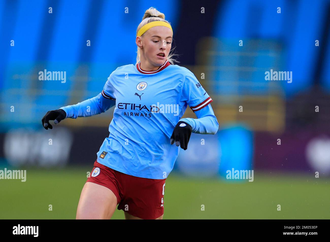 Chloe Kelly #9 of Manchester City in action during The FA Women's Super ...