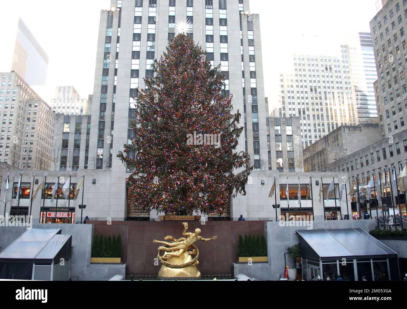 New York, NY, USA. 02nd Dec, 2022. The Rockefeller Center Christmas ...