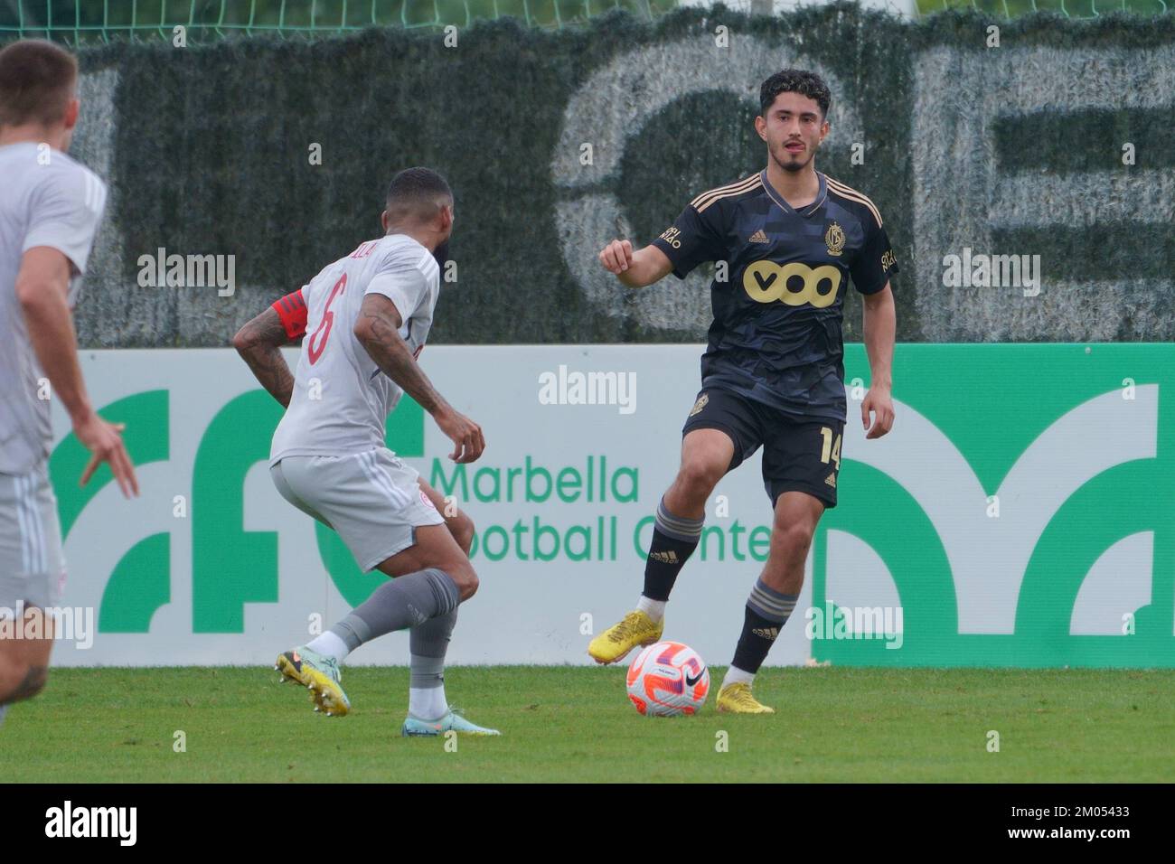 Standard's Steven Alzate pictured during a friendly game between ...