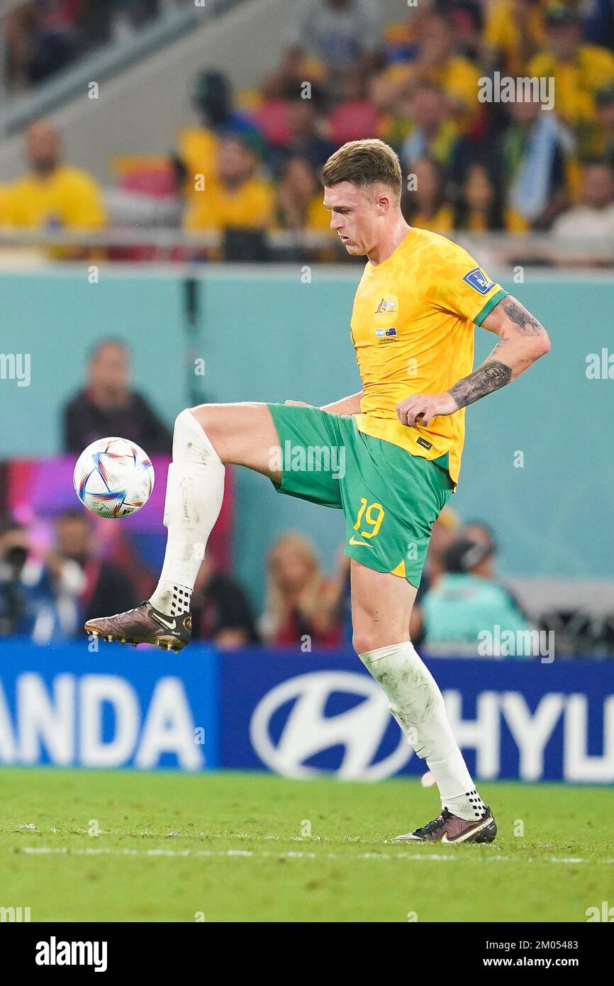 DOHA, QATAR - DECEMBER 3: Player of Australia Harry Souttar during the ...