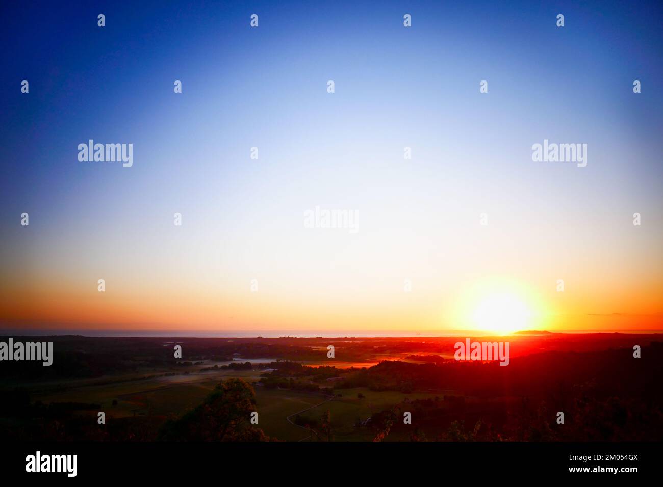 An Australian sunset or sunrise Stock Photo - Alamy