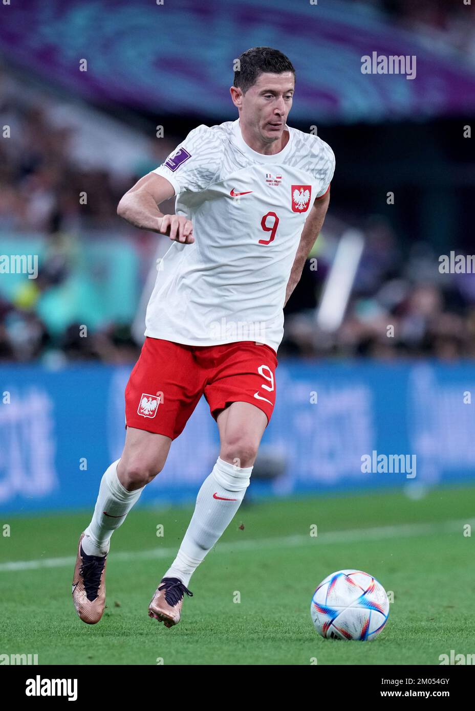 Poland’s Robert Lewandowski in action during the FIFA World Cup Round ...