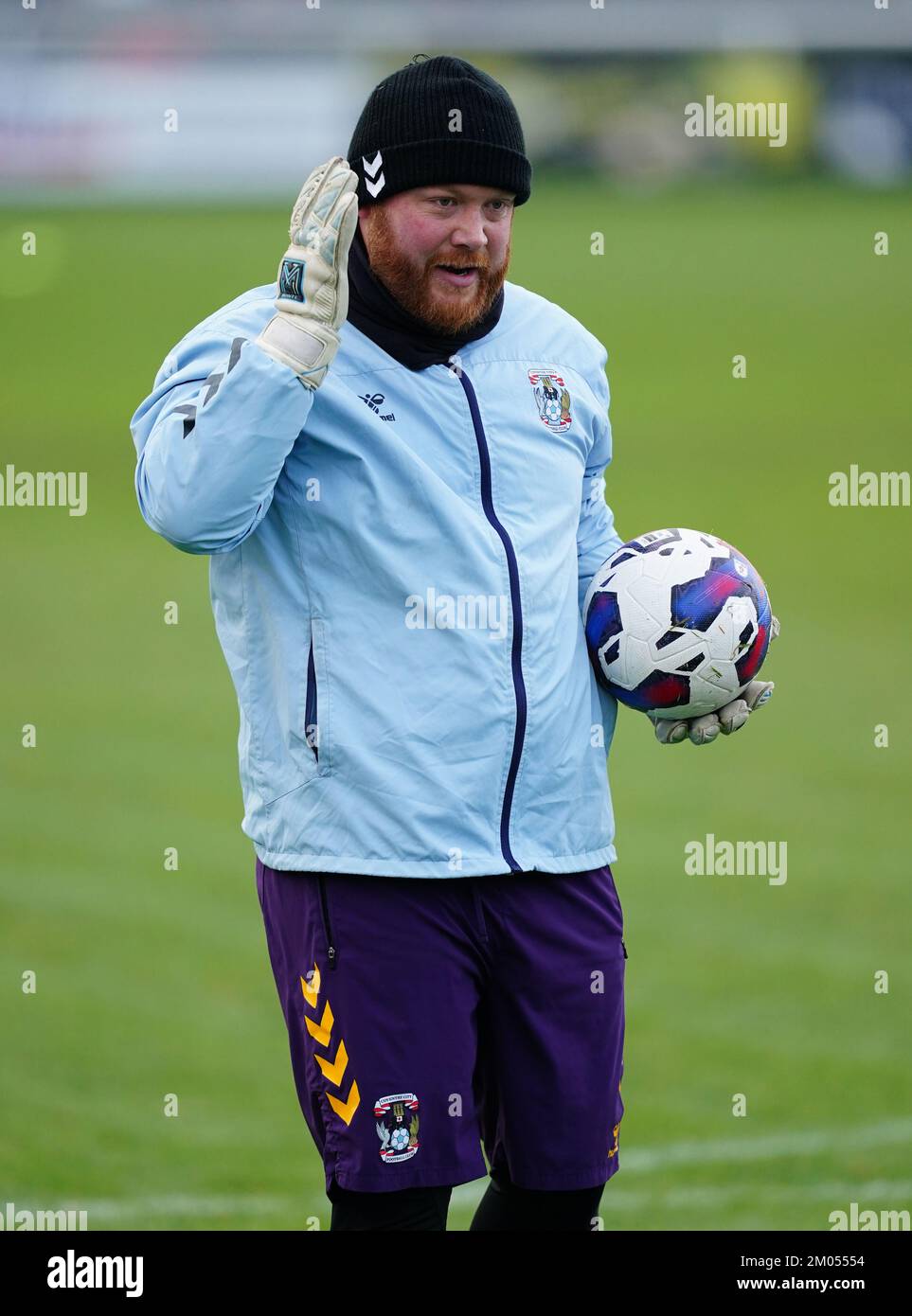 Coventry City Under 18's Goal keeping Coach Liam Morrissey during the ...