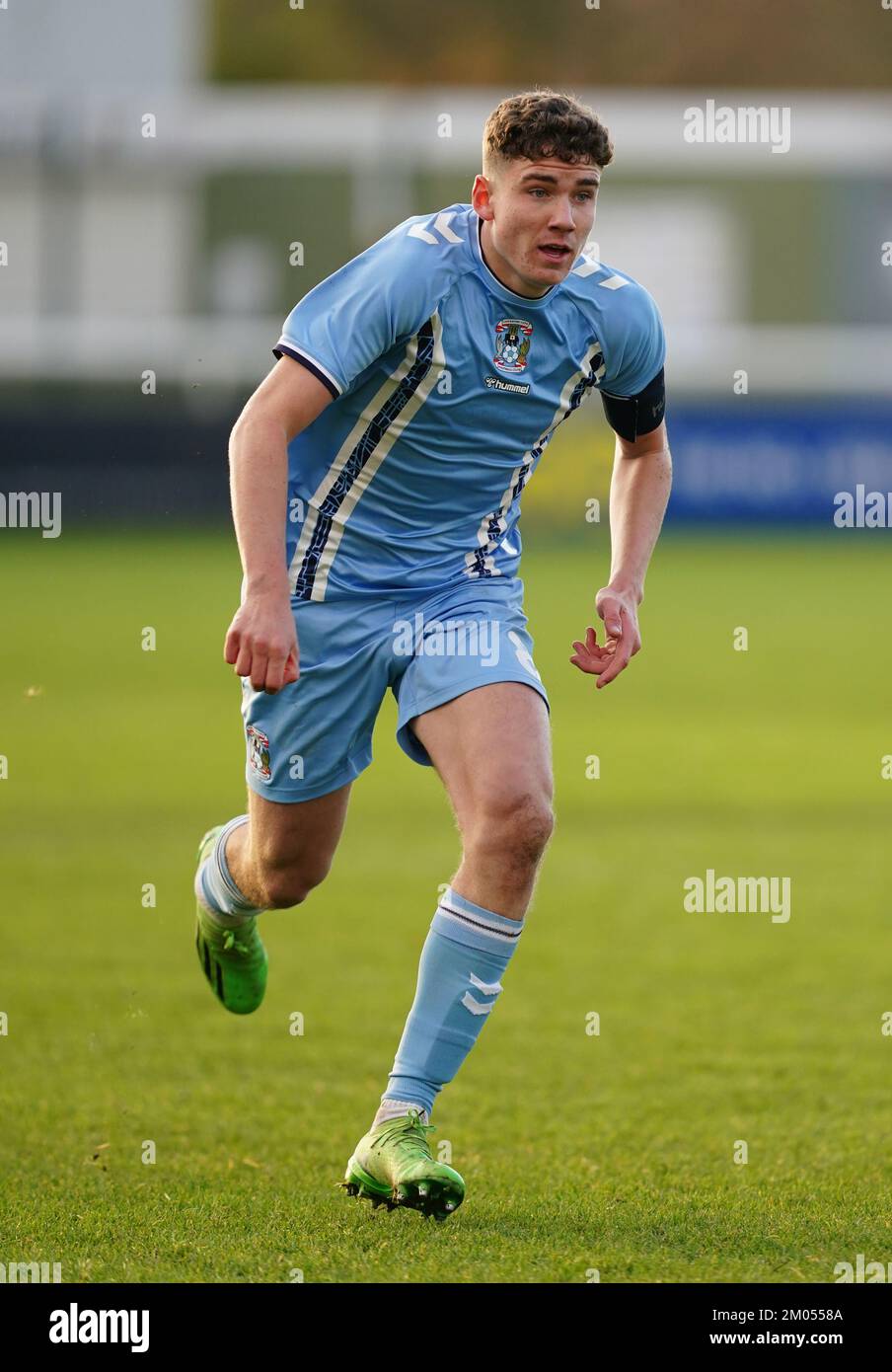 Coventry City Under 18's Isaac Moore during the FA Youth Cup third round match at the Your Co-Op ...
