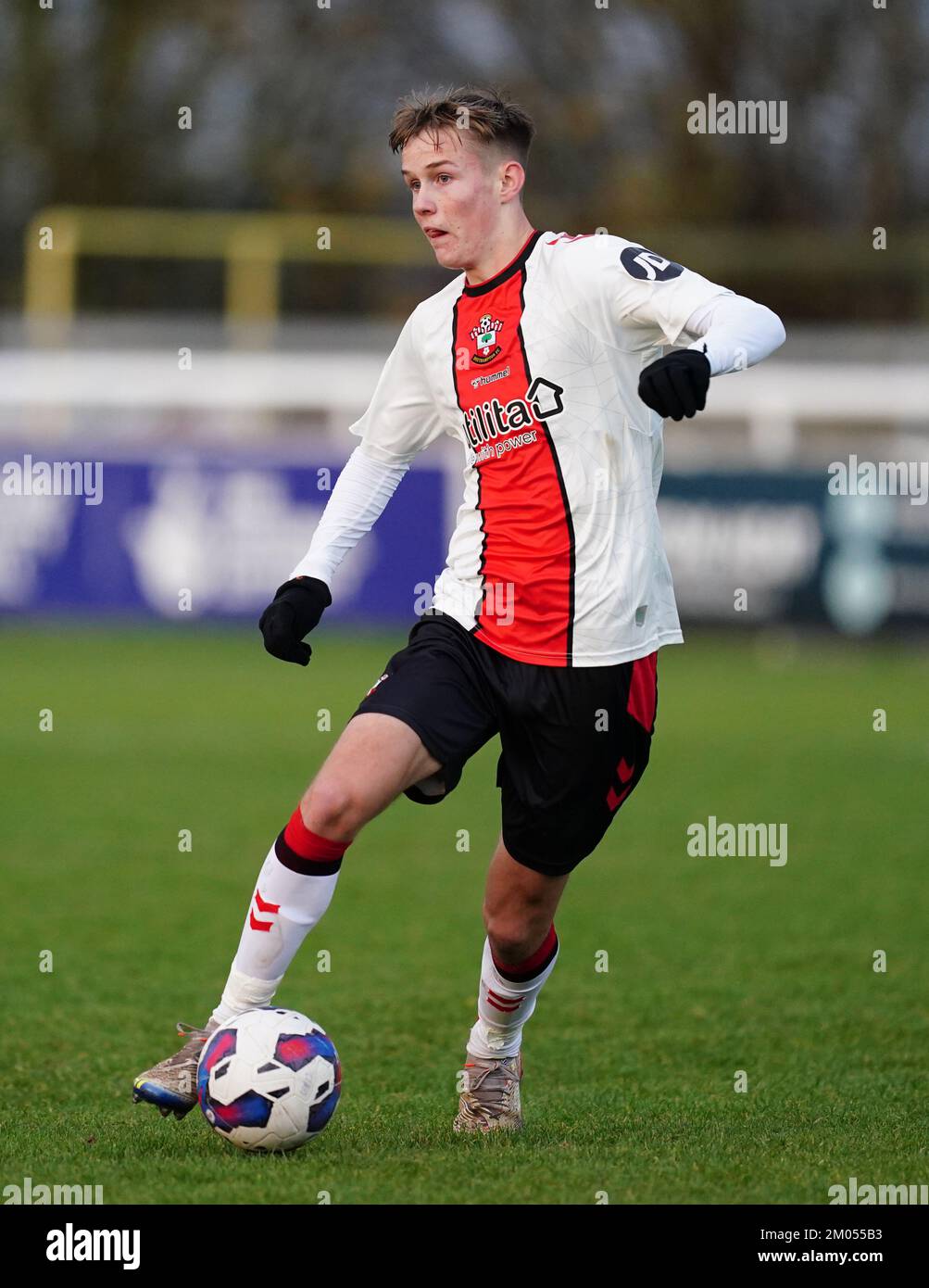 Southampton U18's Cameron Bragg during the FA Youth Cup third round ...