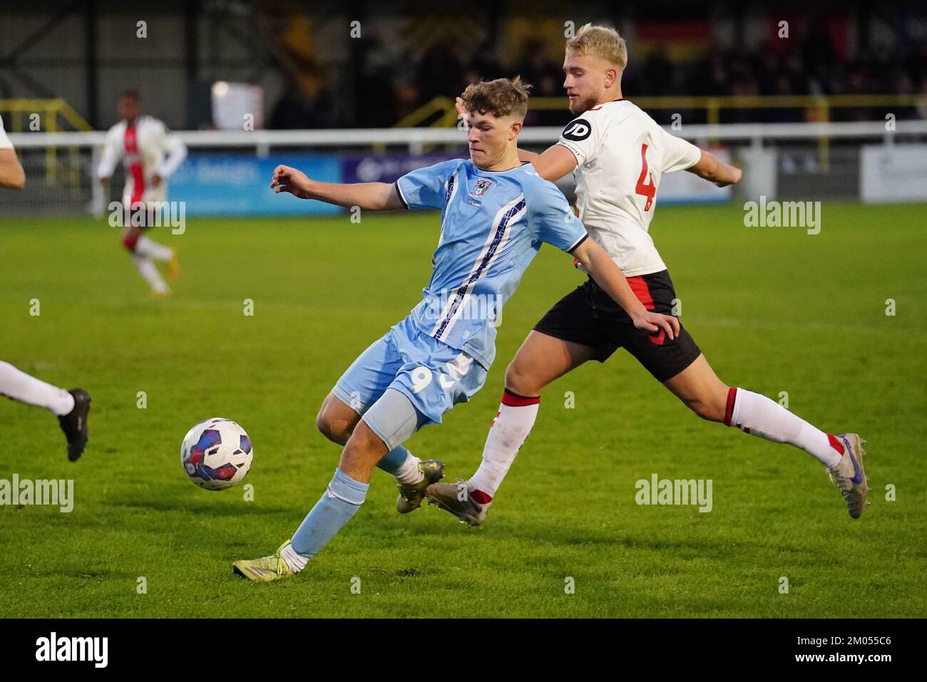 Coventry City Under 18's Charlie Manners during the FA Youth Cup third ...