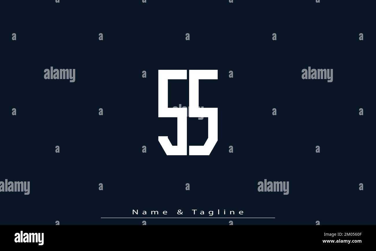 Alphabet letters Initials Monogram logo SS Stock Vector Image & Art - Alamy