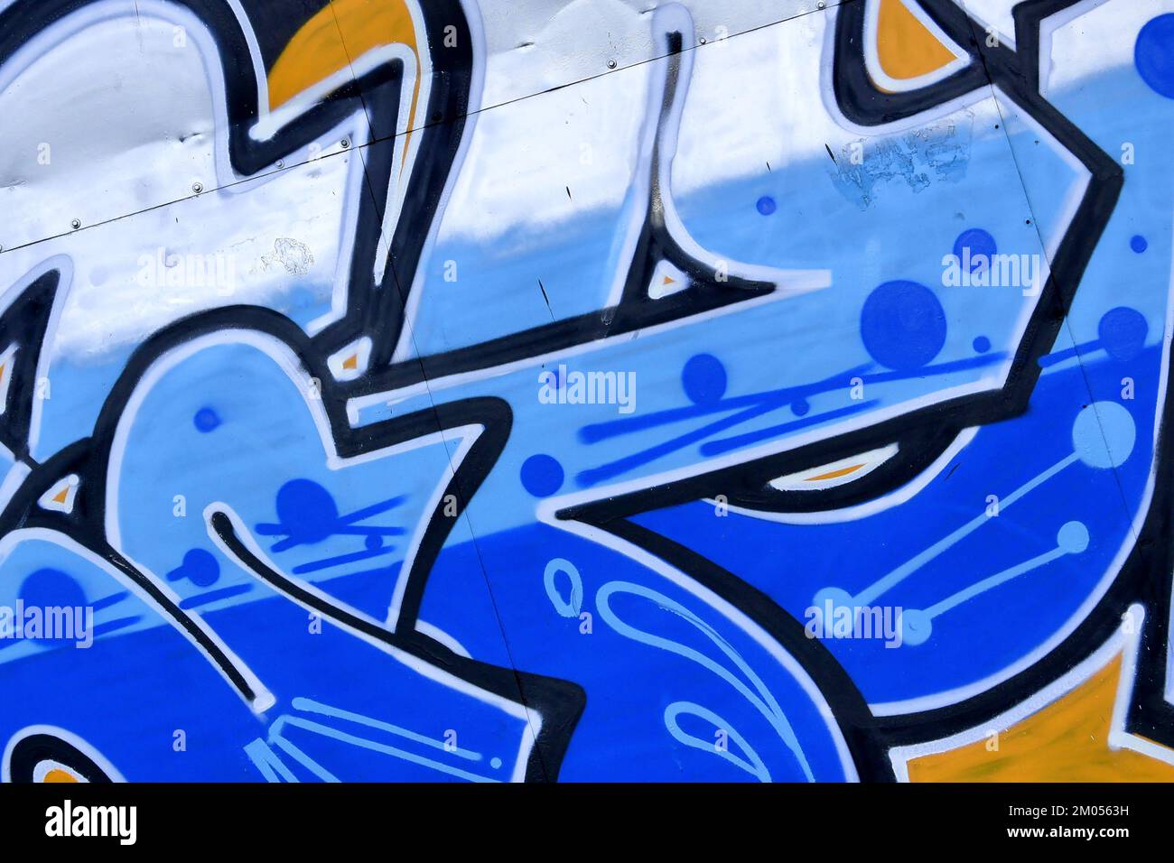 Colorful background of graffiti painting artwork with bright aerosol ...