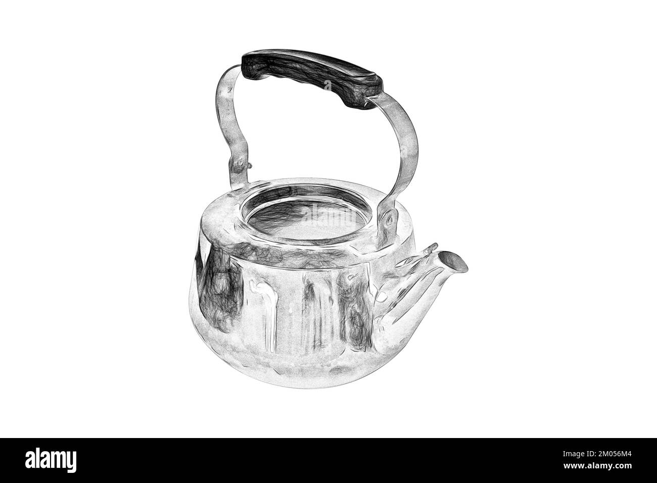 Tall Teapot Outline