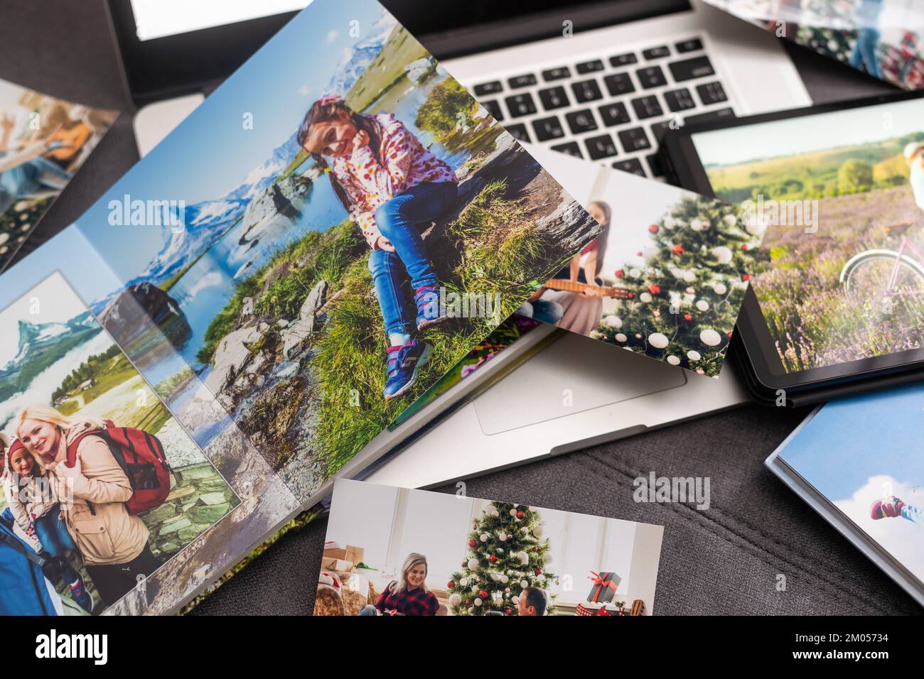 family photo, photoalbum, album. portfolio Stock Photo - Alamy