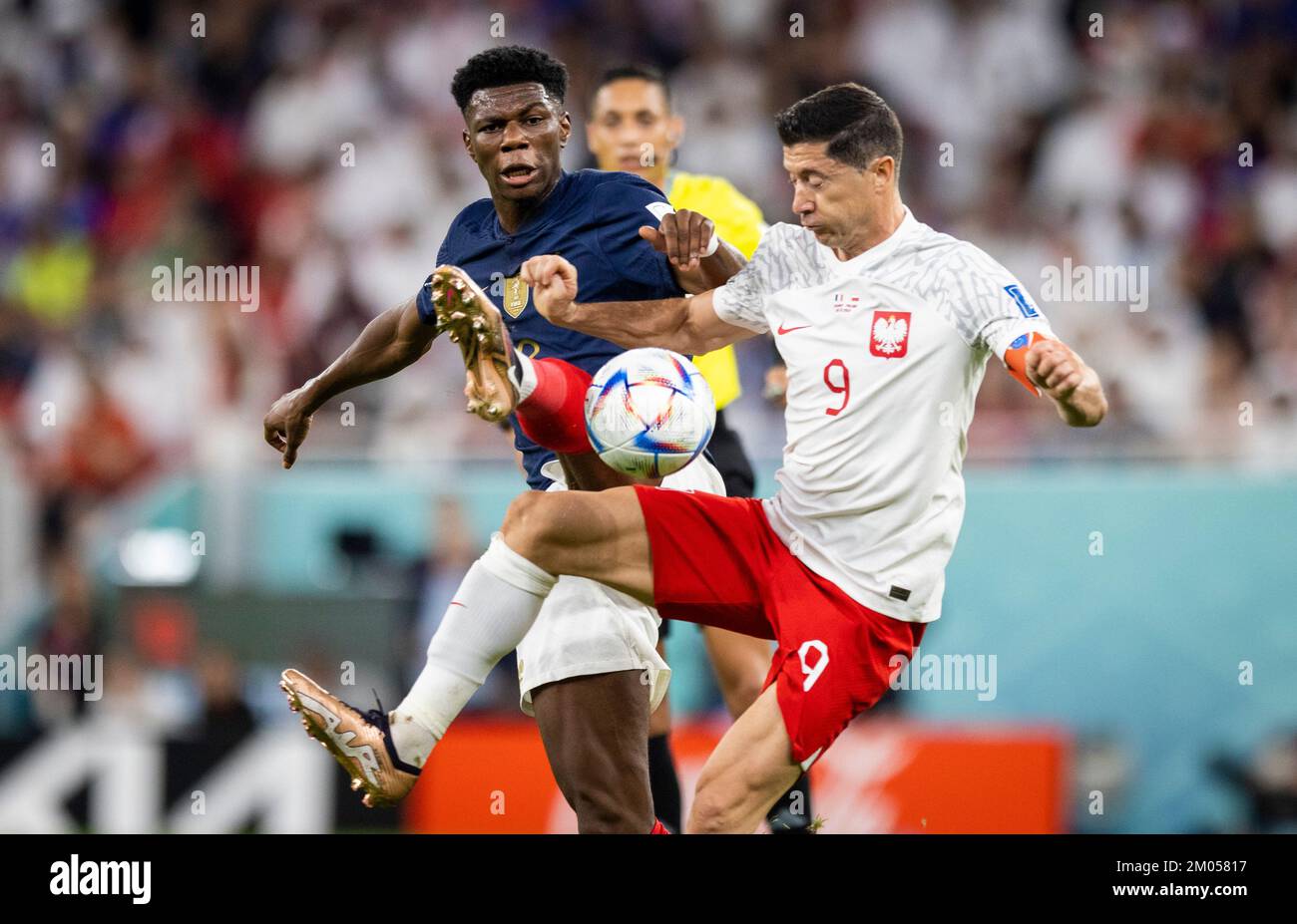 Doha, Qatar. 4th Dec, 2022. Aurelien Tchouameni (FRA), Robert ...