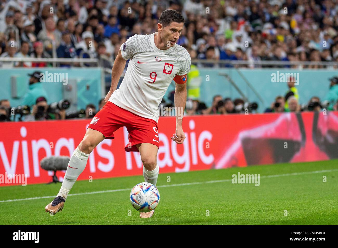 Doha, Qatar. 04th Dec, 2022. Robert Lewandowski of Poland during a ...