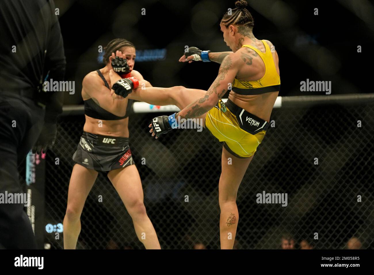 ORLANDO, FL - December 3: Yazmin Jauregui (L) and Istela Nunes (R) step ...