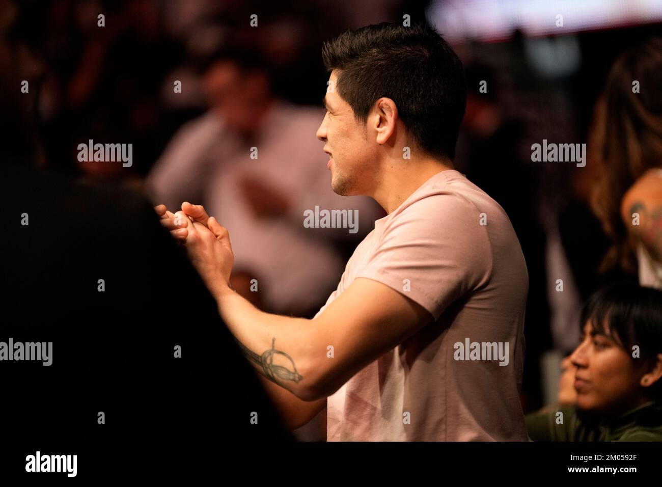 ORLANDO, FL - December 3: Brandon Moreno in attendance at Amway Center ...