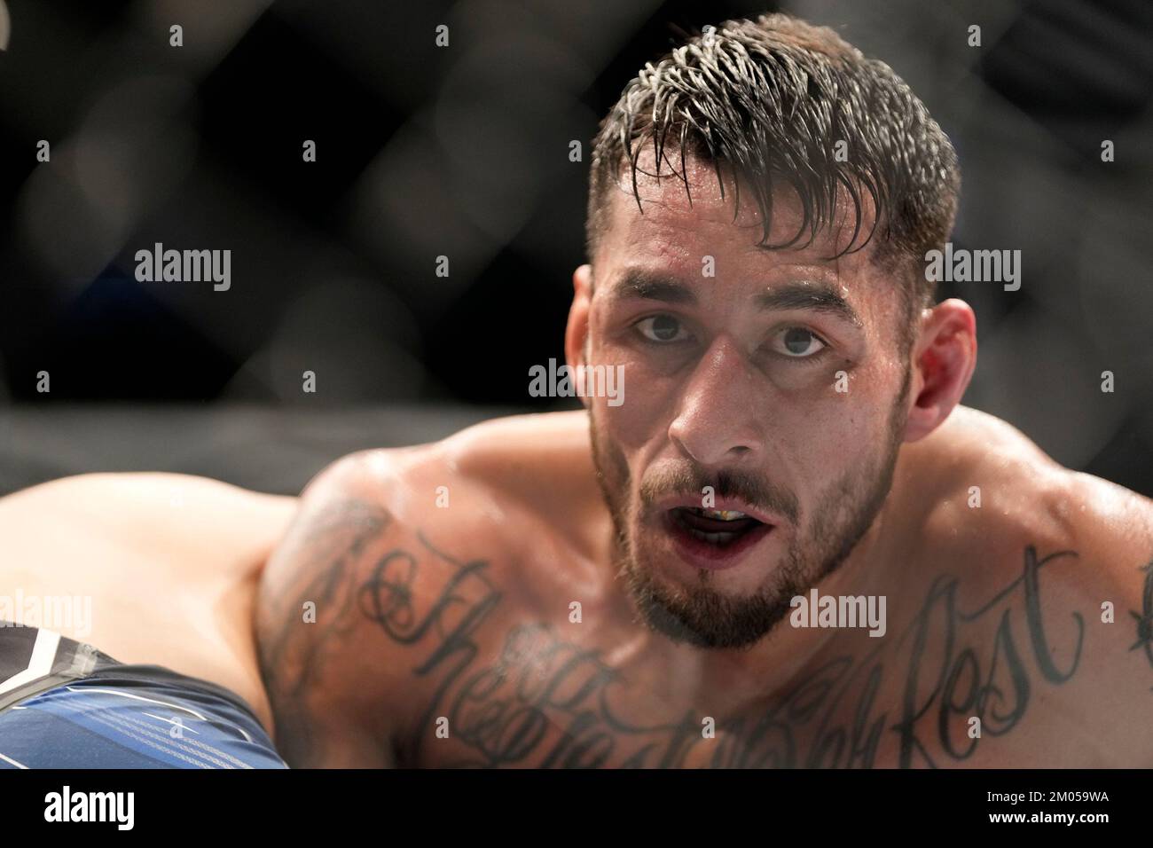 ORLANDO, FL - December 3: Natan Levy (L) and Genaro Valdez R) step in ...