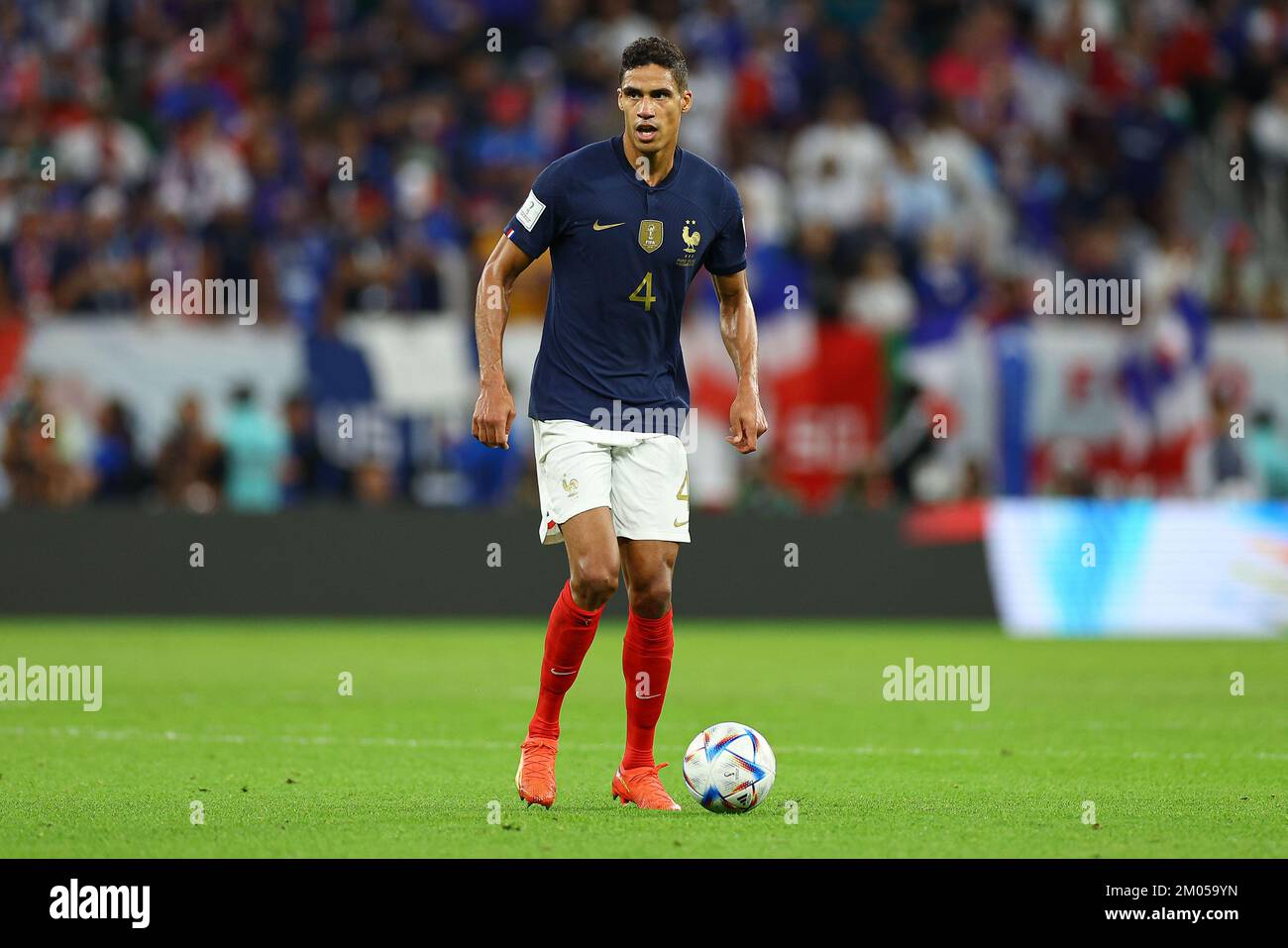 Raphael Varane during the FIFA World Cup Qatar 2022 Round of 16 match ...