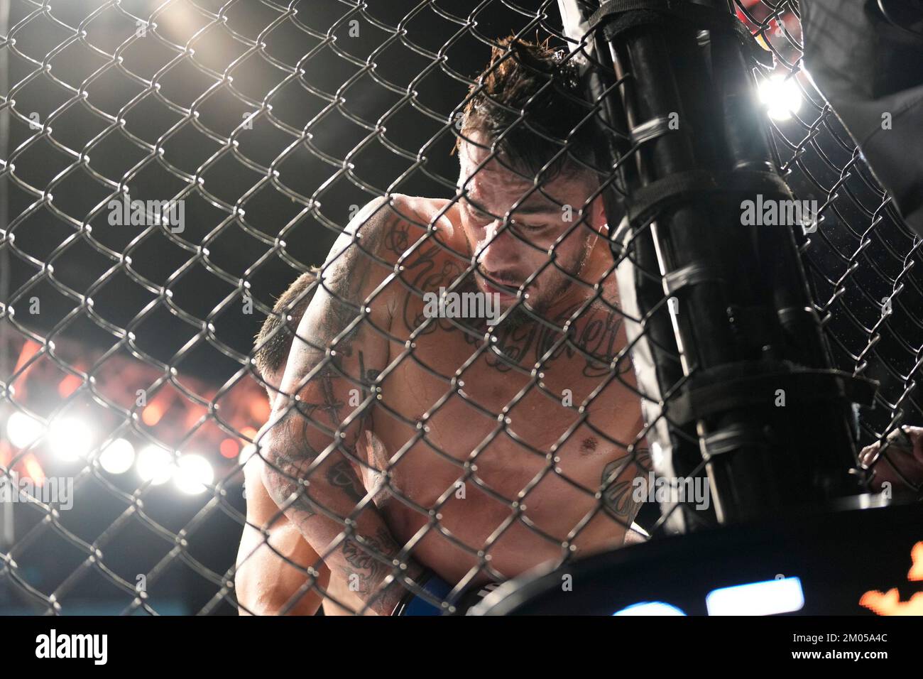 ORLANDO, FL - December 3: Natan Levy (L) and Genaro Valdez R) step in ...