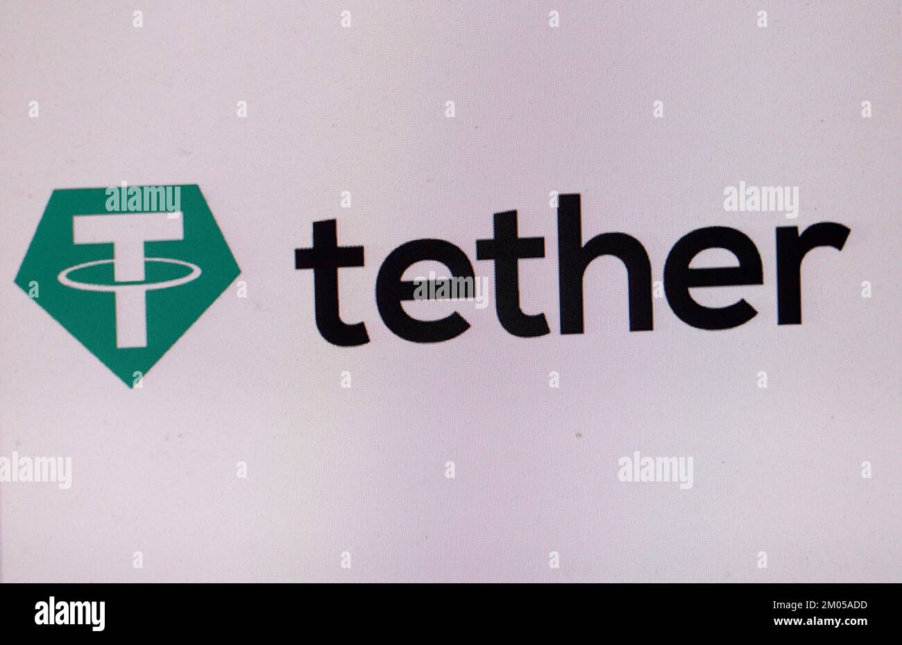 Tether symbol hi-res stock photography and images - Alamy