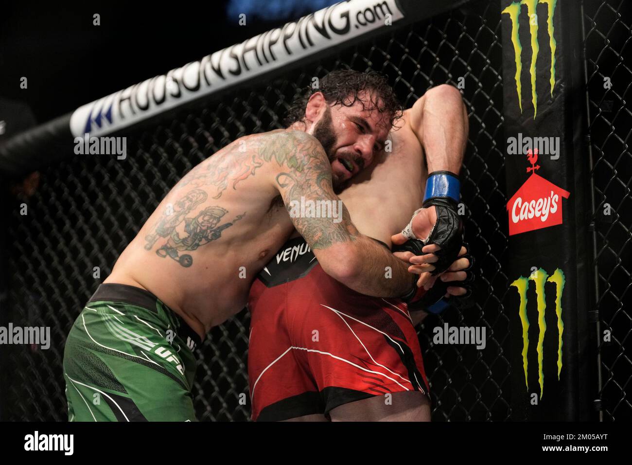 ORLANDO, FL - December 3: Clay Guida (L) and Scott Holtzman (R) step in ...