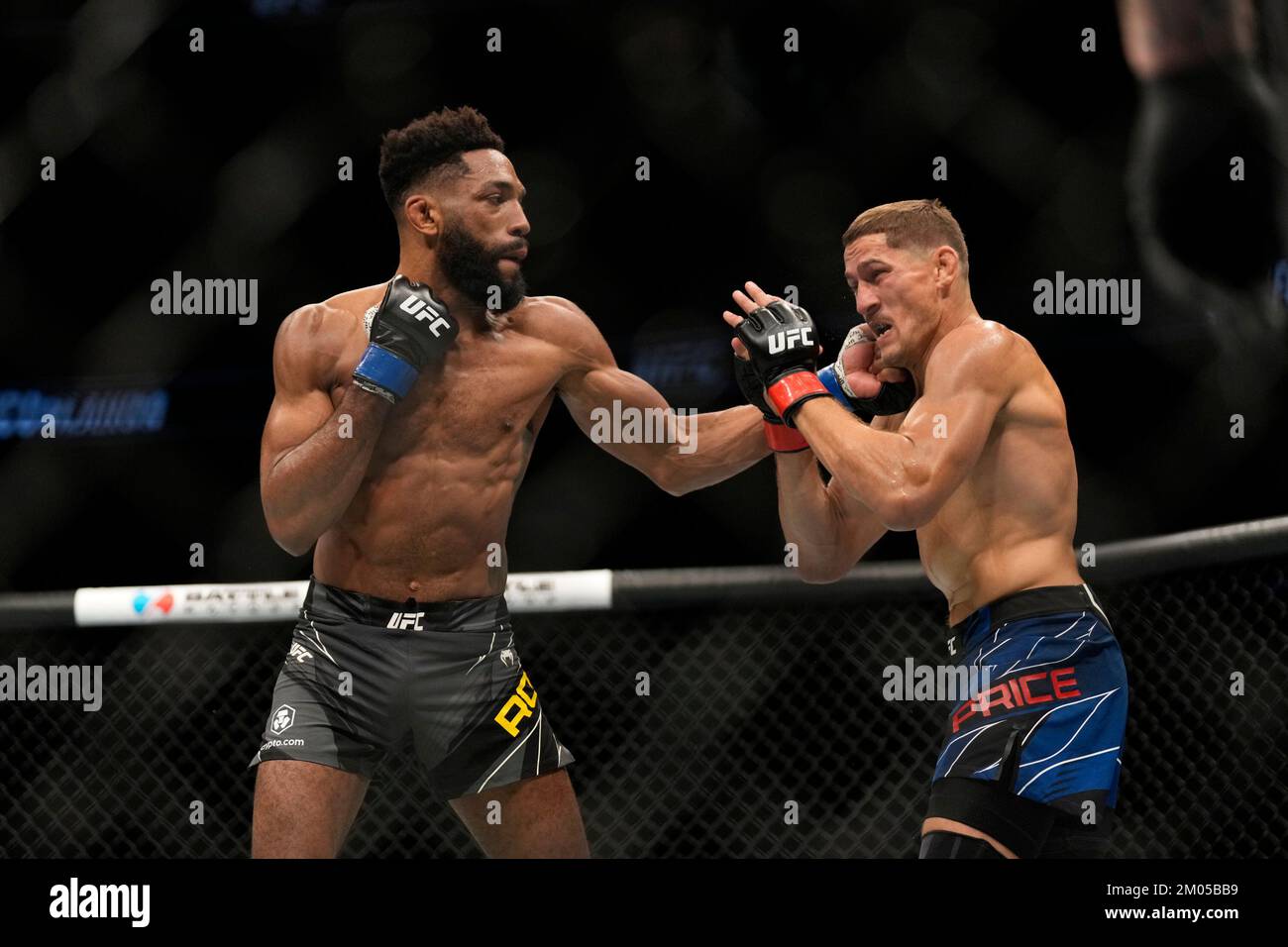 ORLANDO, FL - December 3: Niko Price (L) and Phil Rowe (R) step in the ...