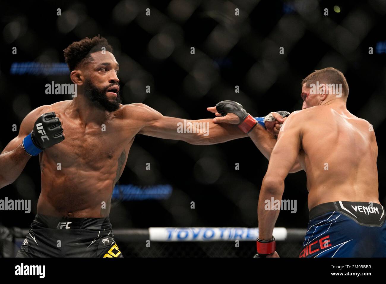 ORLANDO, FL - December 3: Niko Price (L) and Phil Rowe (R) step in the ...