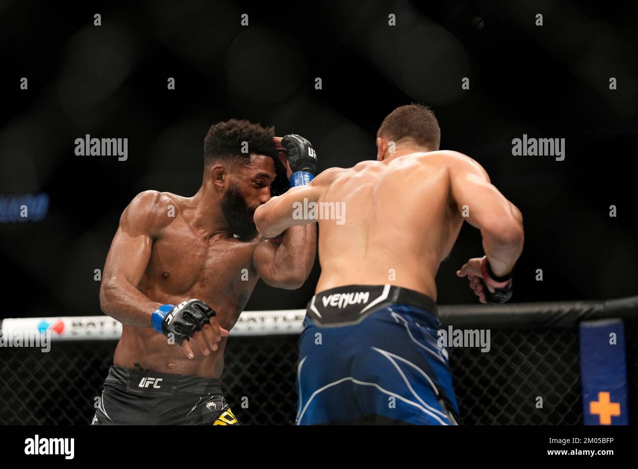 ORLANDO, FL - December 3: Niko Price (L) and Phil Rowe (R) step in the ...