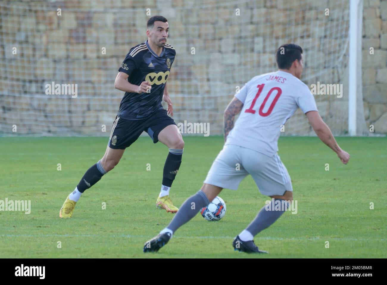 a friendly game between Standard and Greek team Olympiakos Piraeus at ...