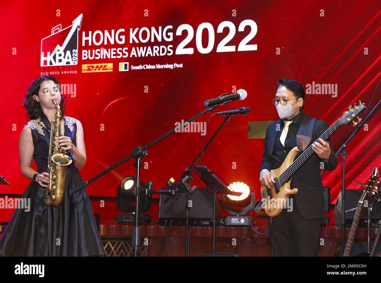 Live performance during the gala dinner. The DHL/SCMP Hong Kong ...