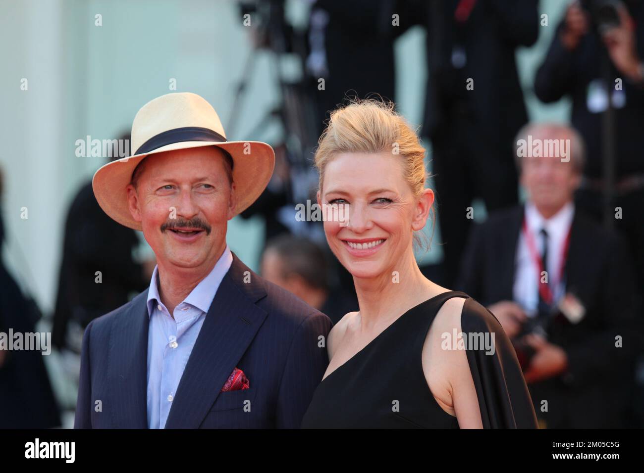 Cate Blanchett Todd Field red carpet Venice 79 sept 2022 Stock Photo ...
