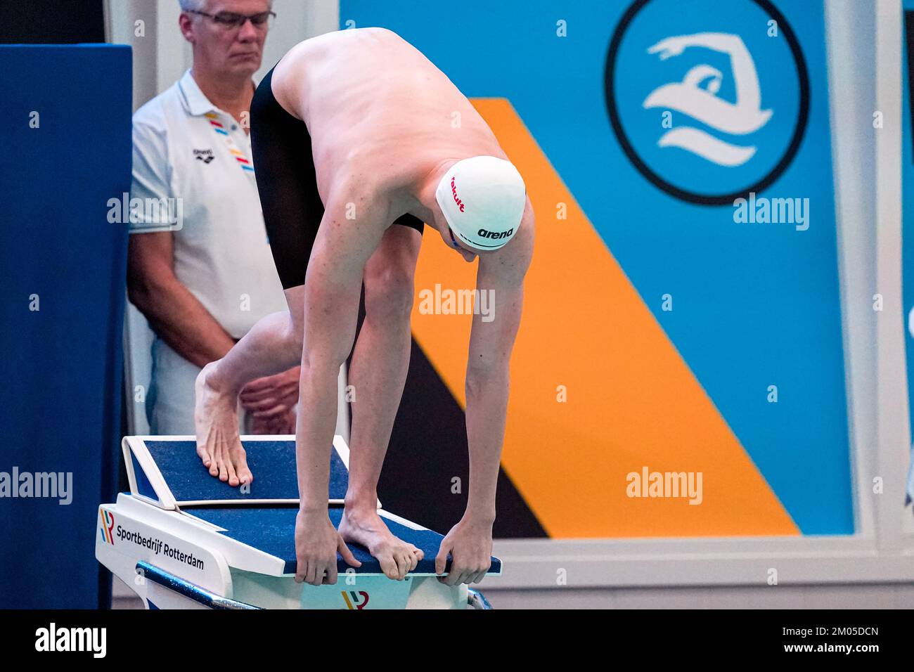 ROTTERDAM, NETHERLANDS - DECEMBER 4: Patrick-Sebastian Dinu competing ...