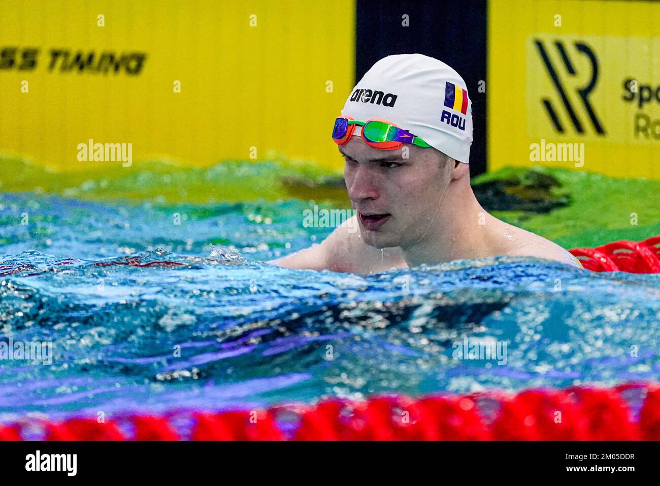 ROTTERDAM, NETHERLANDS - DECEMBER 4: Patrick-Sebastian Dinu competing ...