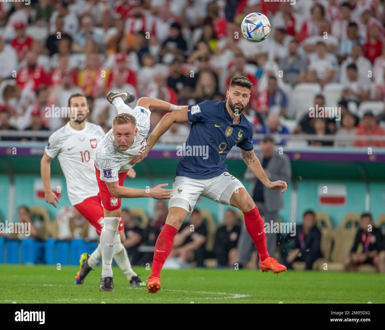 Doha, Qatar. 04th Dec, 2022. Francia vs Poland Party, match ...