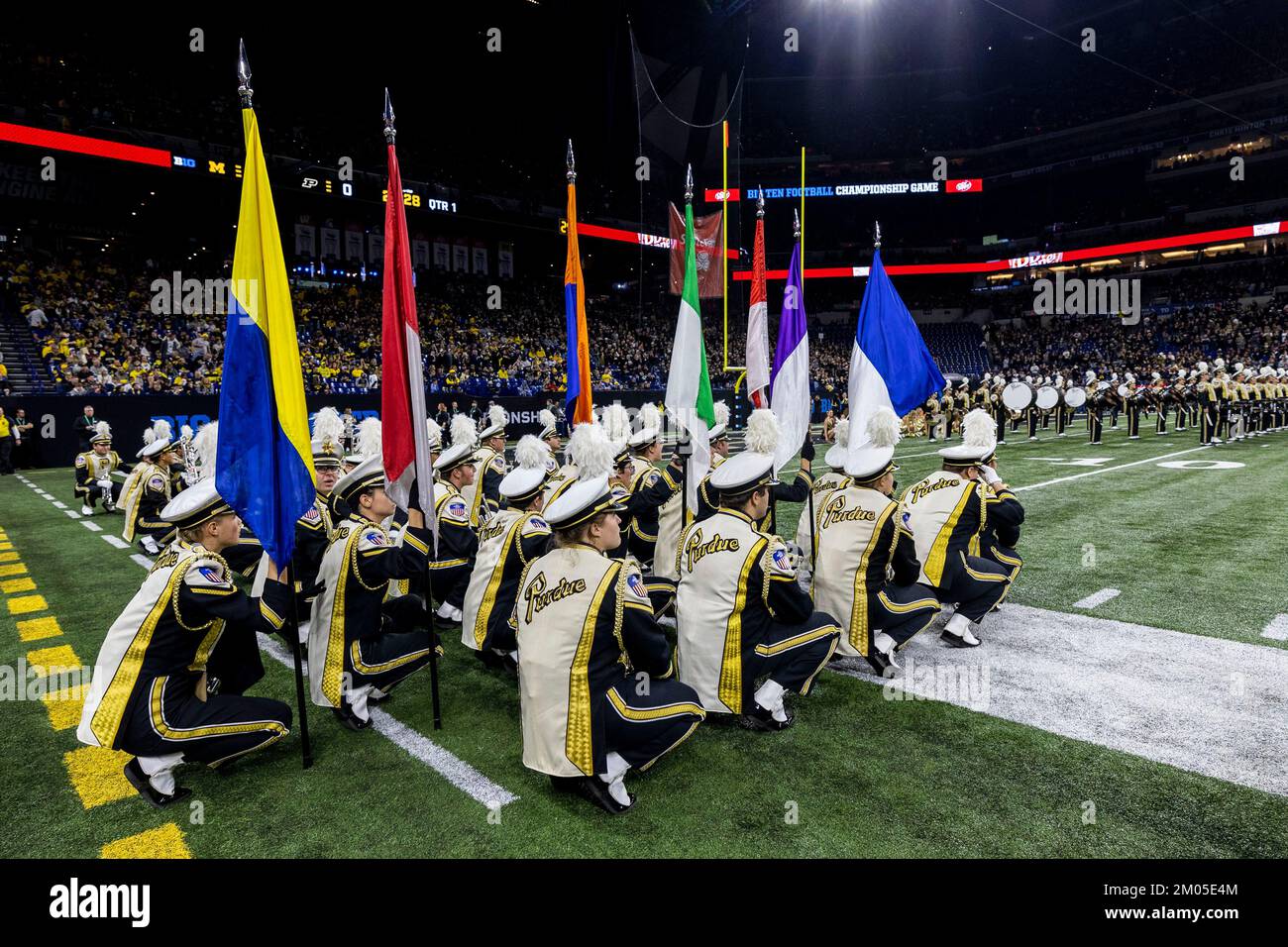 Indianapolis, Indiana, USA. 03rd Dec, 2022. The Purdue band during ...