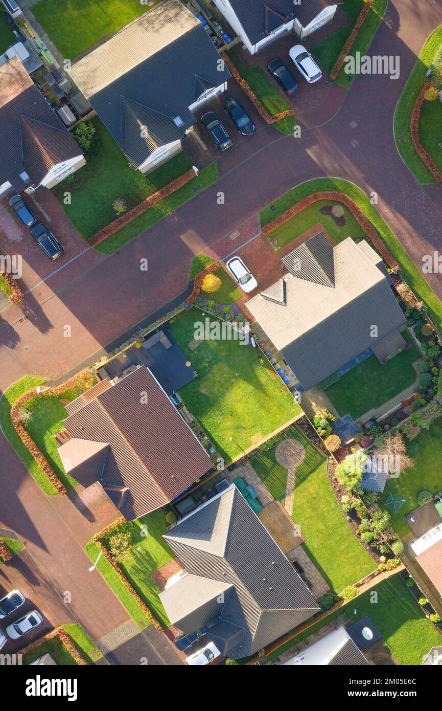 New housing development building houses for increased demand in rural ...