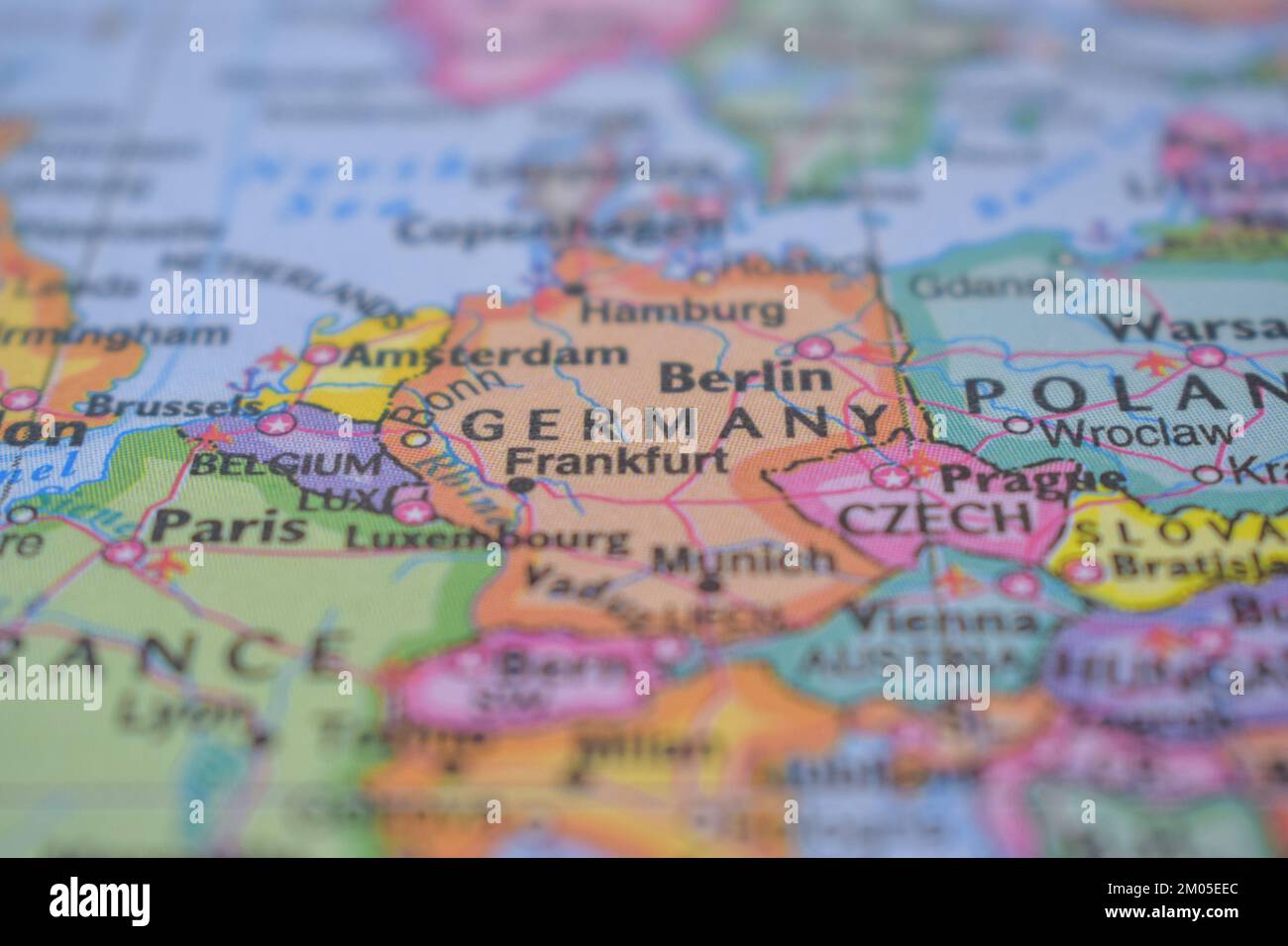 Political map of germany hi-res stock photography and images - Alamy