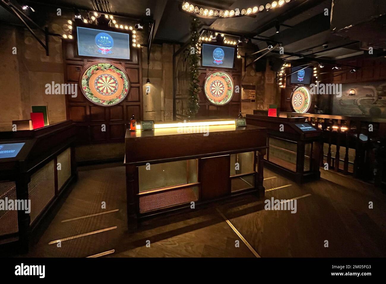 Flight club central London. December 2022 Stock Photo - Alamy