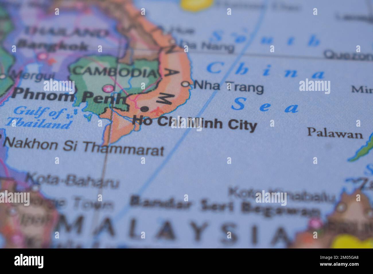 Ho Chi Minh City On World Map The Ho Chi Minh Trail Through The