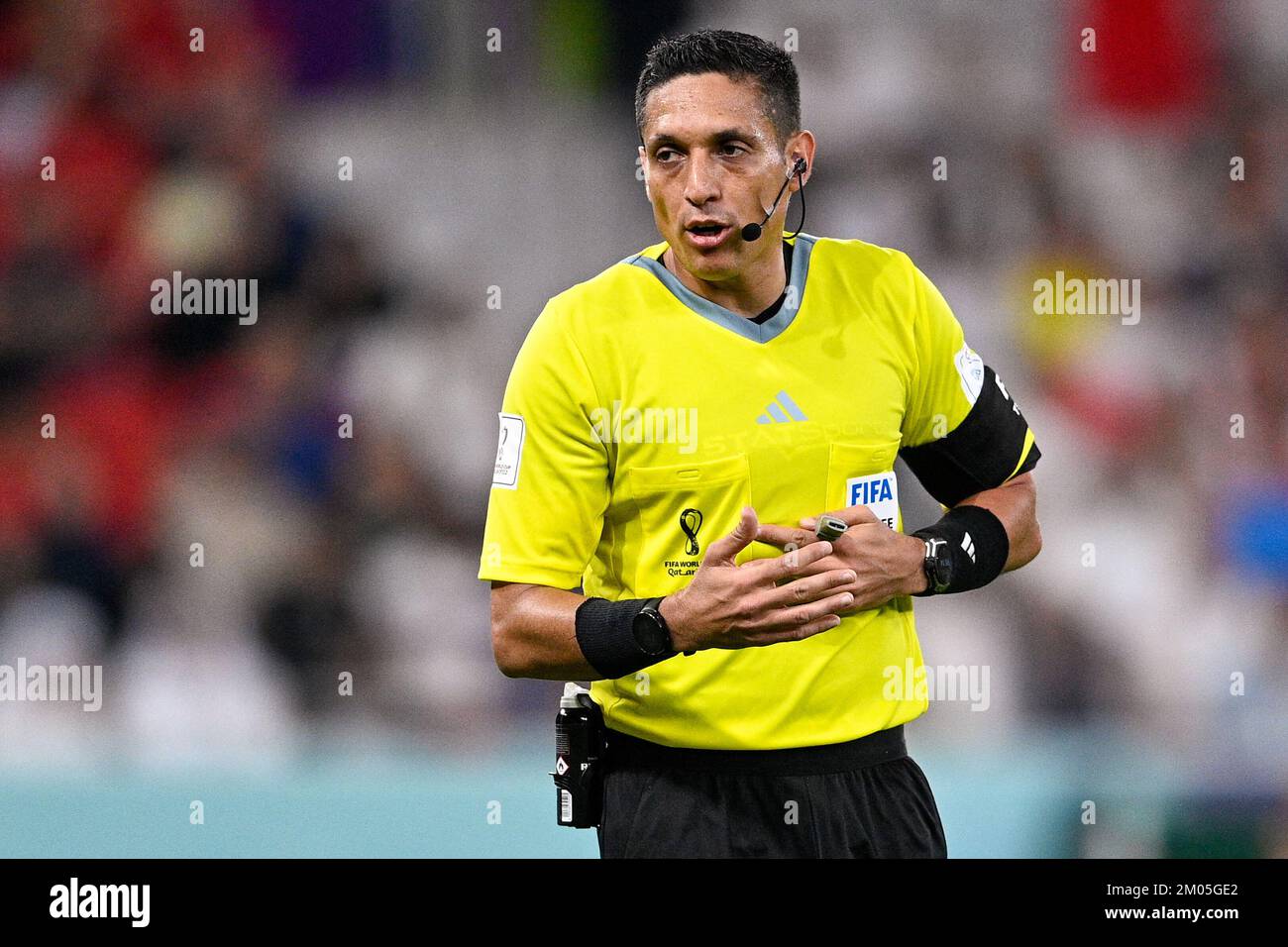 Doha, Qatar. 04th Dec, 2022. DOHA, QATAR - DECEMBER 4: Referee Jesus ...