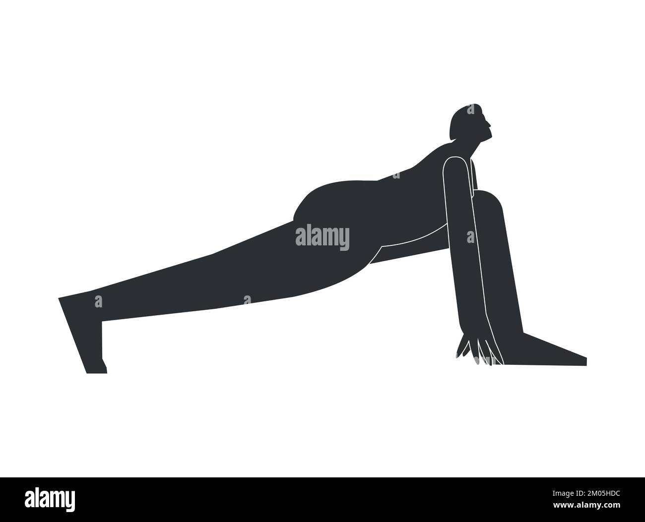 Lunge position Stock Vector Images - Alamy