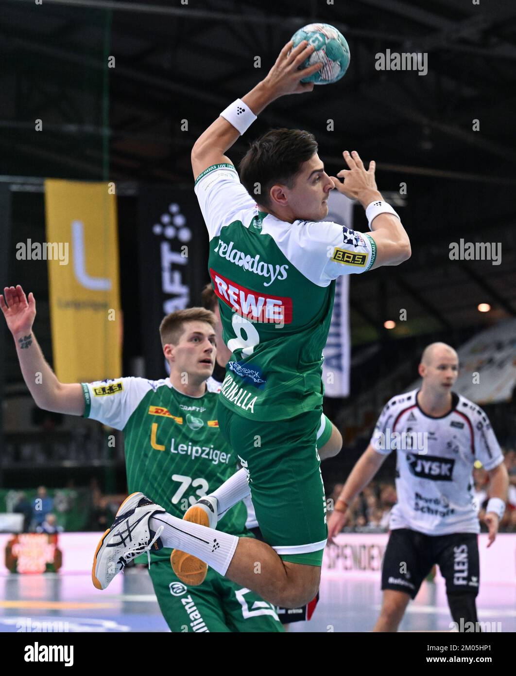 Leipzig, Germany. 04th Dec, 2022. Handball: Bundesliga, SC DHfK Leipzig ...