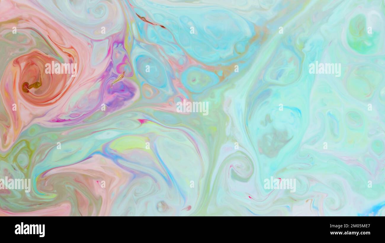 Abstract gradient multicolored background. Colorful spots on water ...