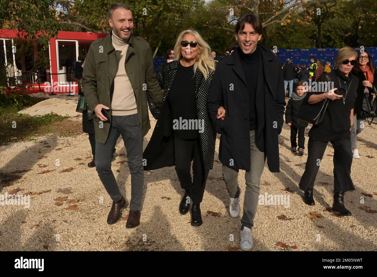Rome, Italy. 04th Dec, 2022. Roberto Fantauzzi (l), Mara Venier (c) and ...