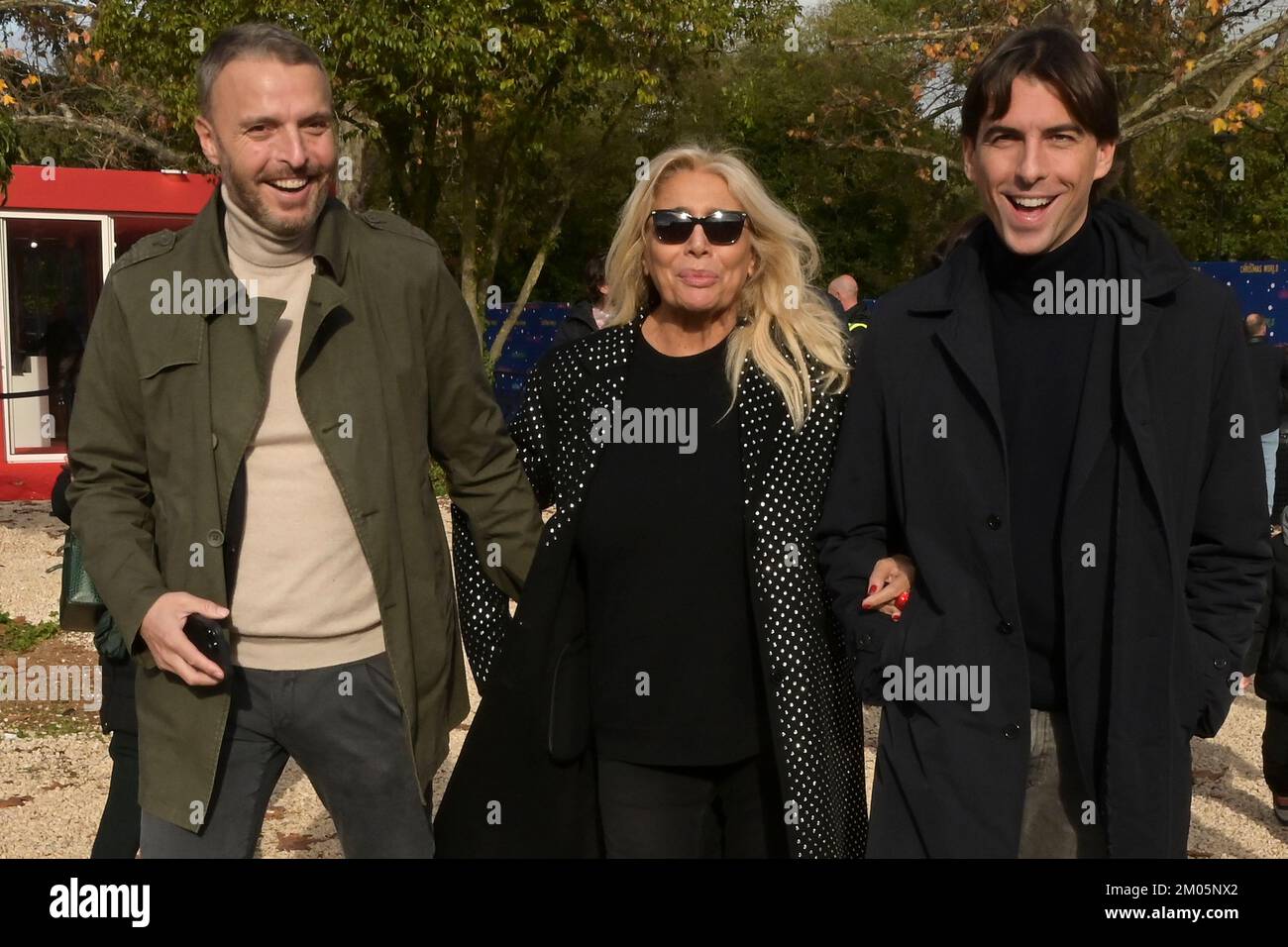 Rome, Italy. 04th Dec, 2022. Roberto Fantauzzi (l), Mara Venier (c) and ...