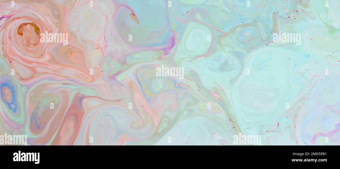 Colorful abstract background. Fluid Art wallpaper on liquid. Trendy ...